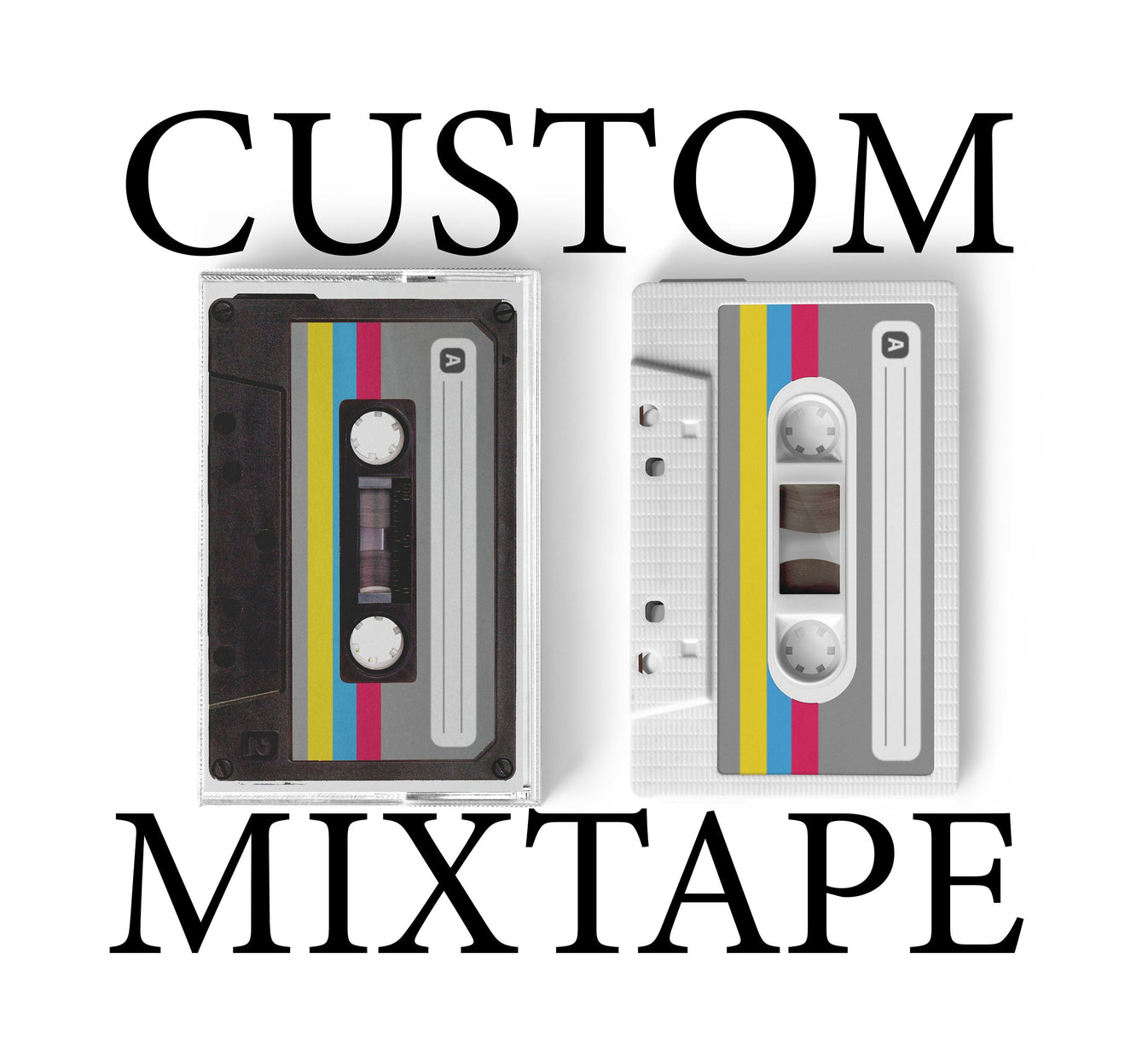 Make Your Own Custom Cassette Mixtape Real Audio Cassette Mixed Tape R – Mar's Mixtapes